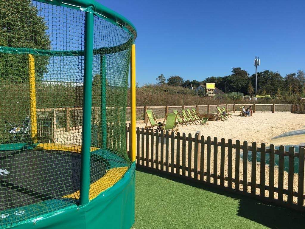 Chobham Adventure Farm introduces trampolines – Playgrade Trampolines