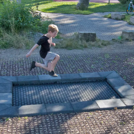 Eurotramp Rectangular In-ground Trampoline | Trampolines for Play Areas ...